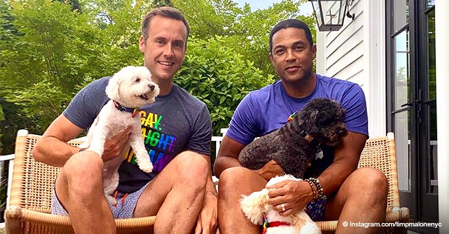 CNN's Don Lemon & Fiancé Tim Malone Pose with Their Dogs in a Precious ...