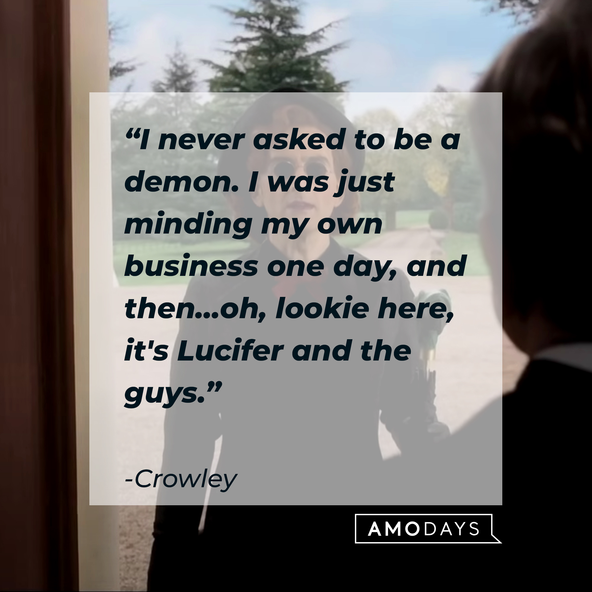 31 Crowley Quotes from 'Good Omens' — The Demon That Saves the World