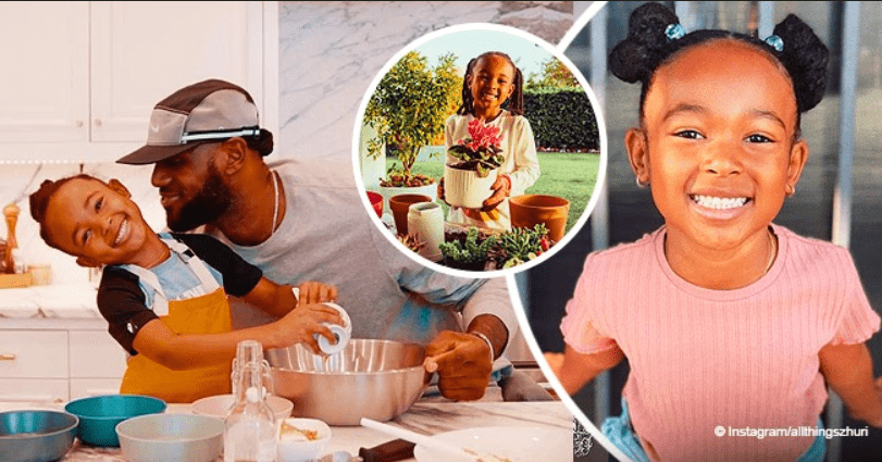 LeBron James' 5-Year-Old Daughter Zhuri Has Her Own YouTube Channel ...