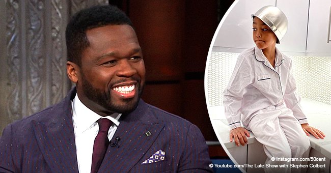 50 Cent Shares Cute Photos of His Son Sire Wearing Stylish PJs and a ...