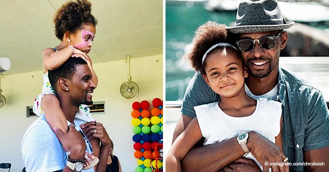 See NBA Star Chris Bosh's Sweet Father-Daughter Pics Celebrating His ...