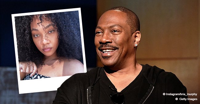 Eddie Murphy's Daughter Bria Flaunts Curly Hair and Shows Her Green ...