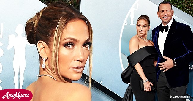 J-Lo Turns Heads in Chic Off-The-Shoulder Gown & $9 Million Worth of ...