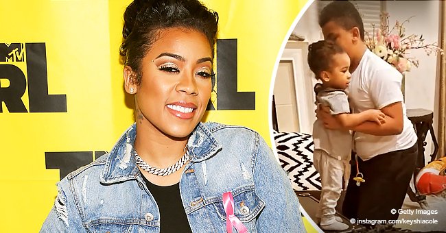Keyshia Cole's Son Enjoys Big Brother Duty as He Sets Aside Games on ...