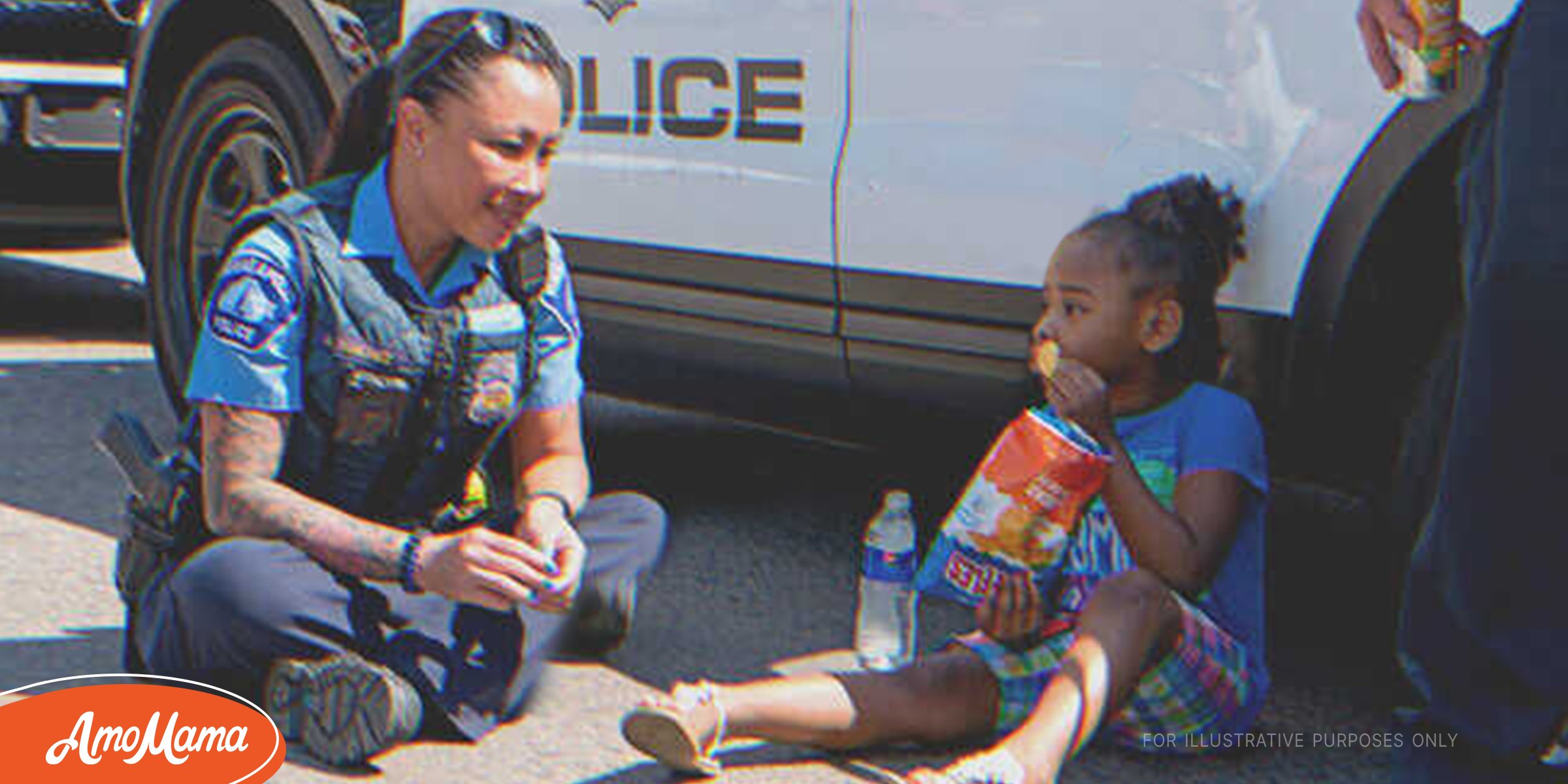 Cop Tends to Orphan Girl Who Flees Shelter Daily, Learns She’s Her Late ...