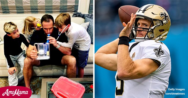 Injured Saints Quarterback Drew Brees Is on the Road to Recovery with ...