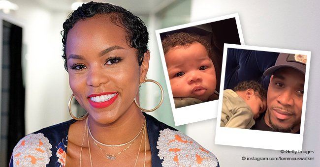 LeToya Luckett's Husband Tommicus Walker Kisses Their Newborn Son Tysun ...
